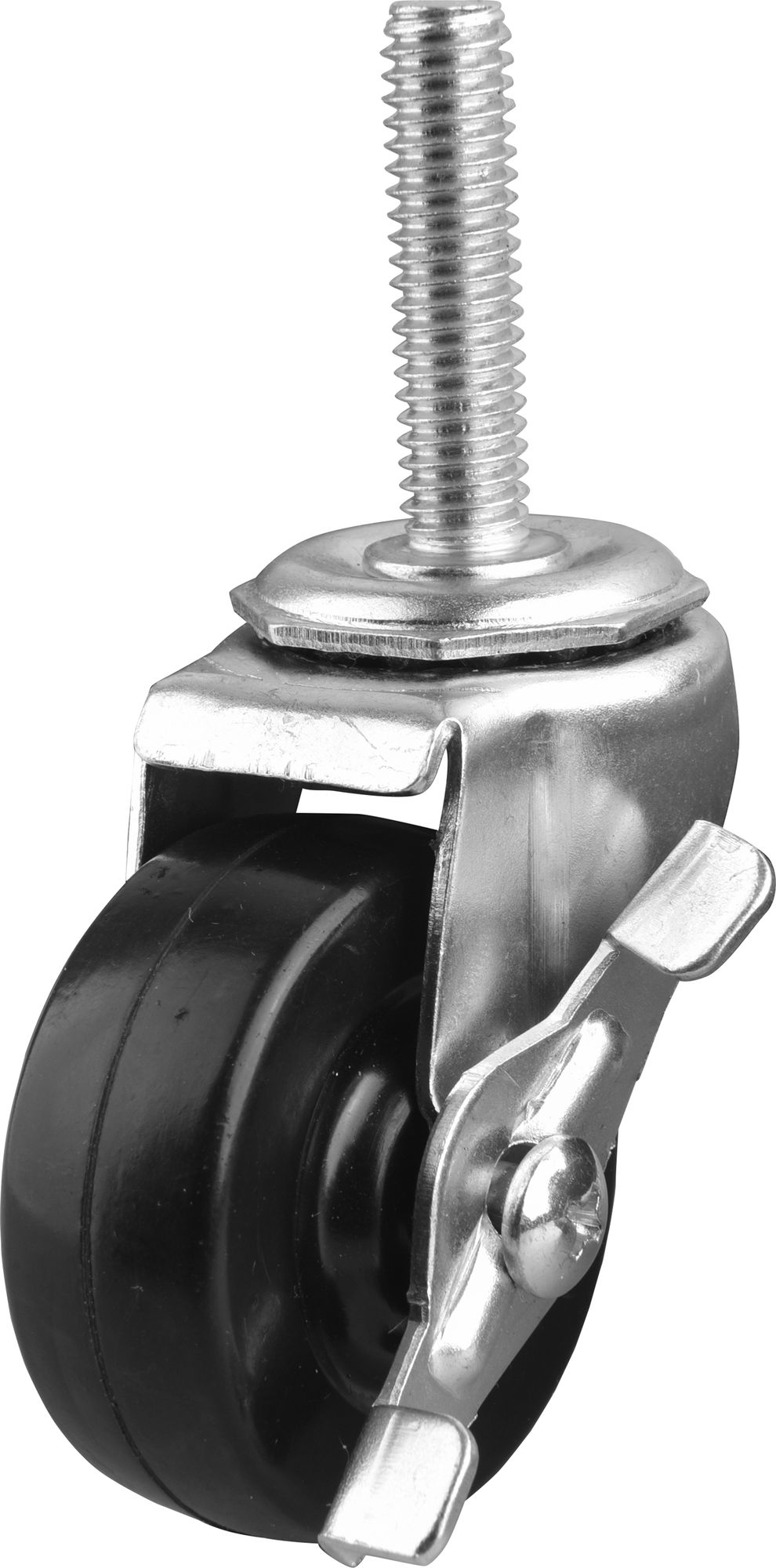 Threaded Stem Swivel Casters with Brake | Caster Express | Princess Auto