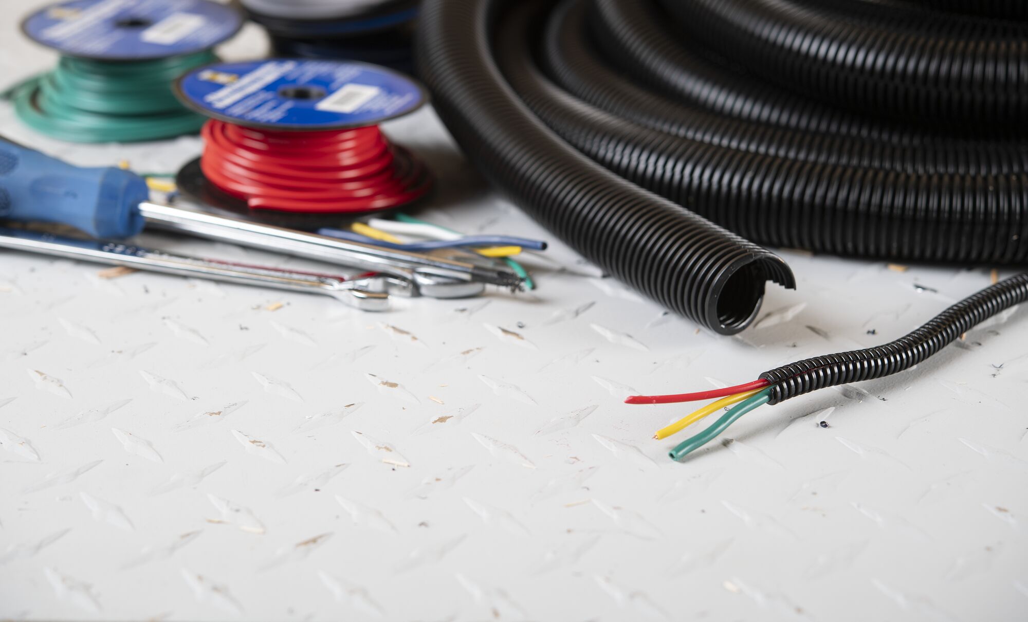 25 ft Split Flex Wire Loom | Powerfist | Princess Auto