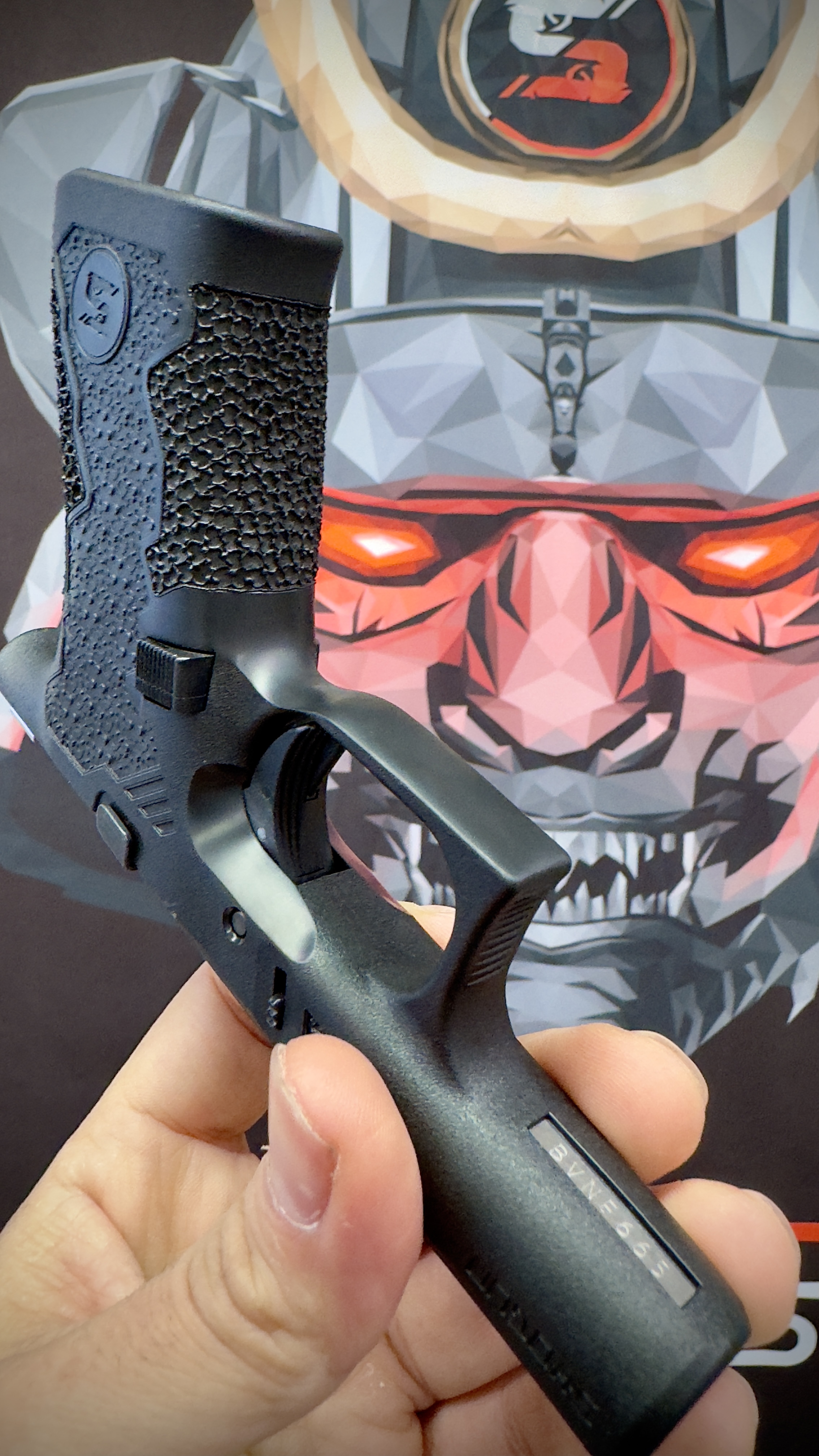 Glock 43x complete frame with Hybrid package