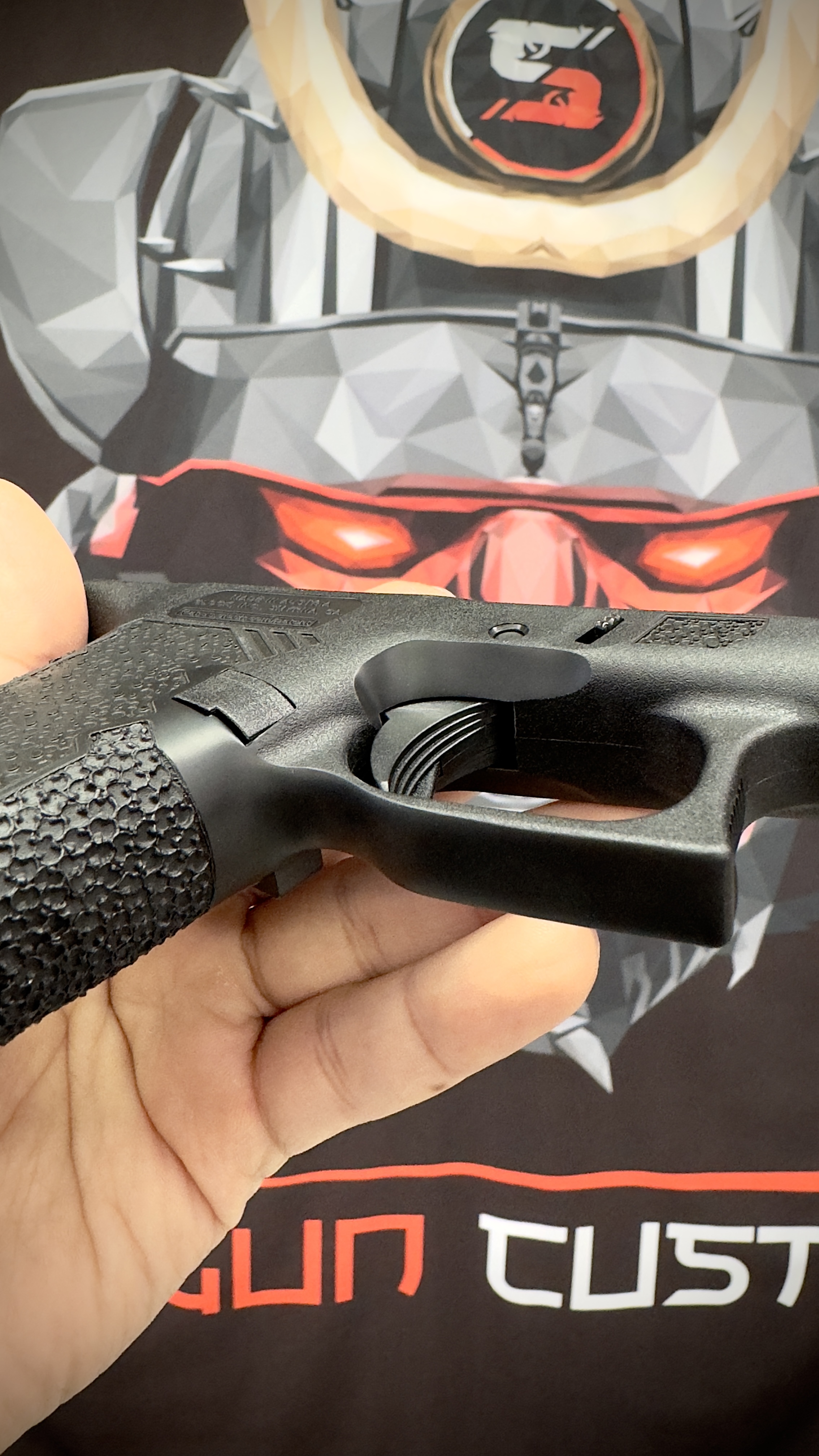 Glock 43x complete frame with Hybrid package