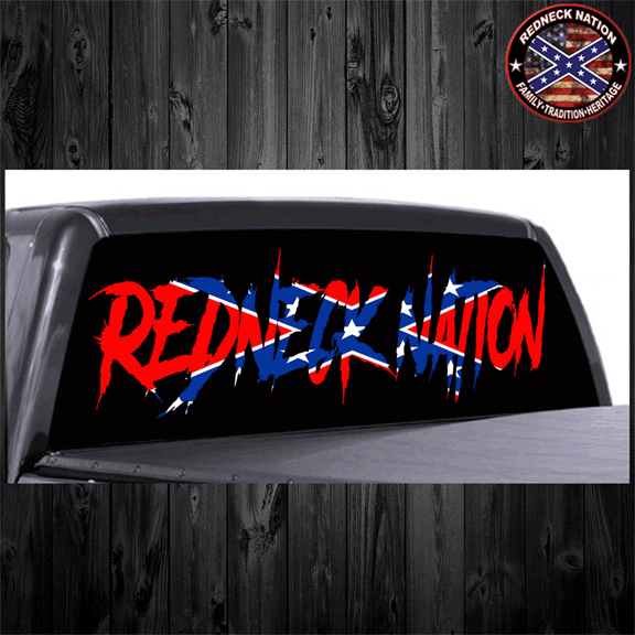 Stickers - Rear Window Stickers - Redneck Nation