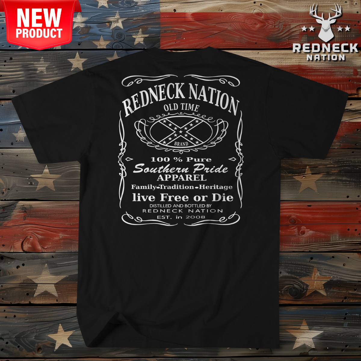 Redneck Nation® Classics - Original Patriotic T-Shirts Made in the USA