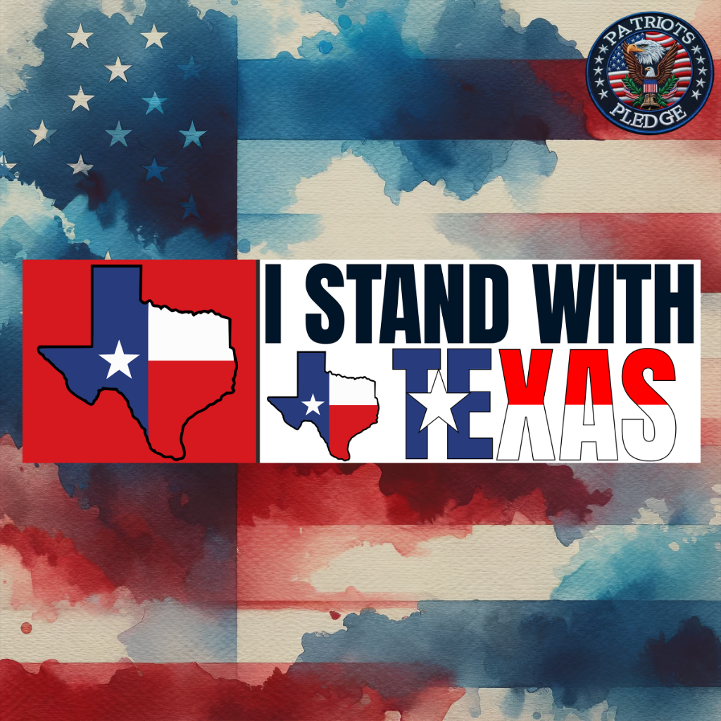 I Stand With Texas State Sticker - Redneck Nation