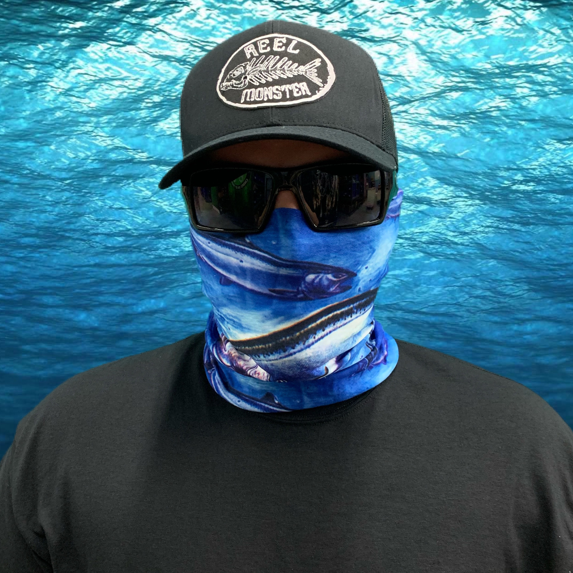 Face Shields by Reel Monster | Sun Protection Neck Gaiters for Patriots