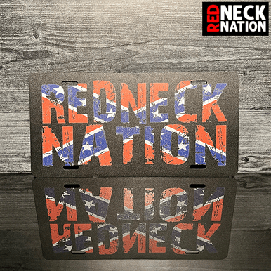 Full Color License Plate RNLP-4 - Redneck Nation