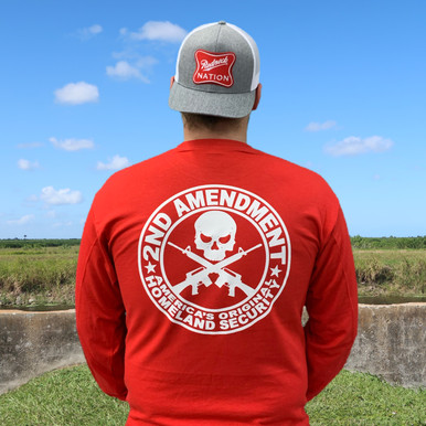 2nd Amendment Round Long Sleeve - Redneck Nation