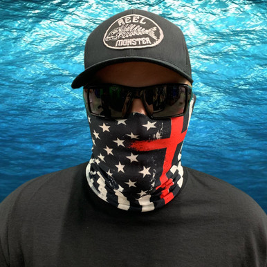 **BOGO** Red Line Cross Face Masks FS-35 - Redneck Nation