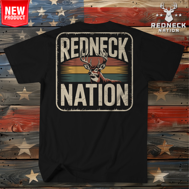 Redneck Nation Backwoods Badge T- Shirt - Redneck Nation