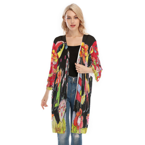 New York Garden Long Mesh Jacket - Wendy Costa