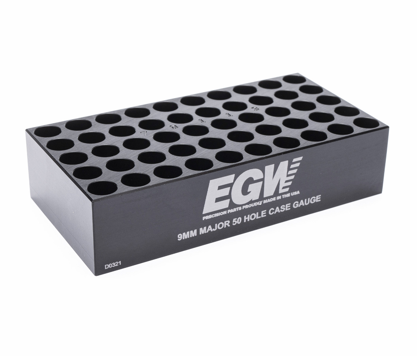Case Gauge Ammo Checker 9 mm Major 50-hole - Evolution Gun Works