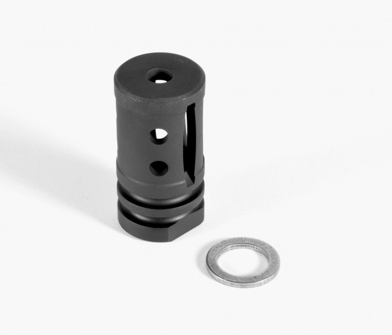 AR Compensator Pre-Ban Carbine 1/2 x 28 w/ Peel Washer (Bored to .223 ...