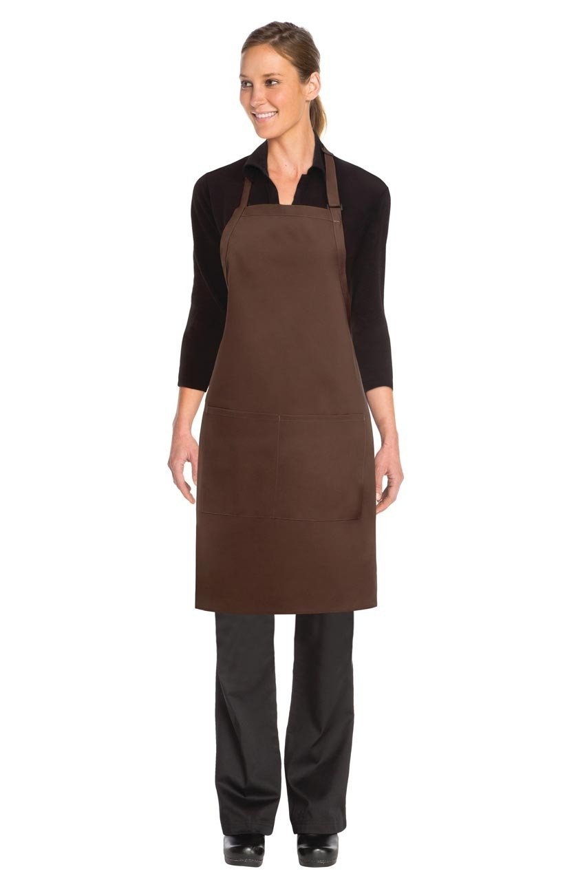 Chocolate Bib Apron - BeAuthentic