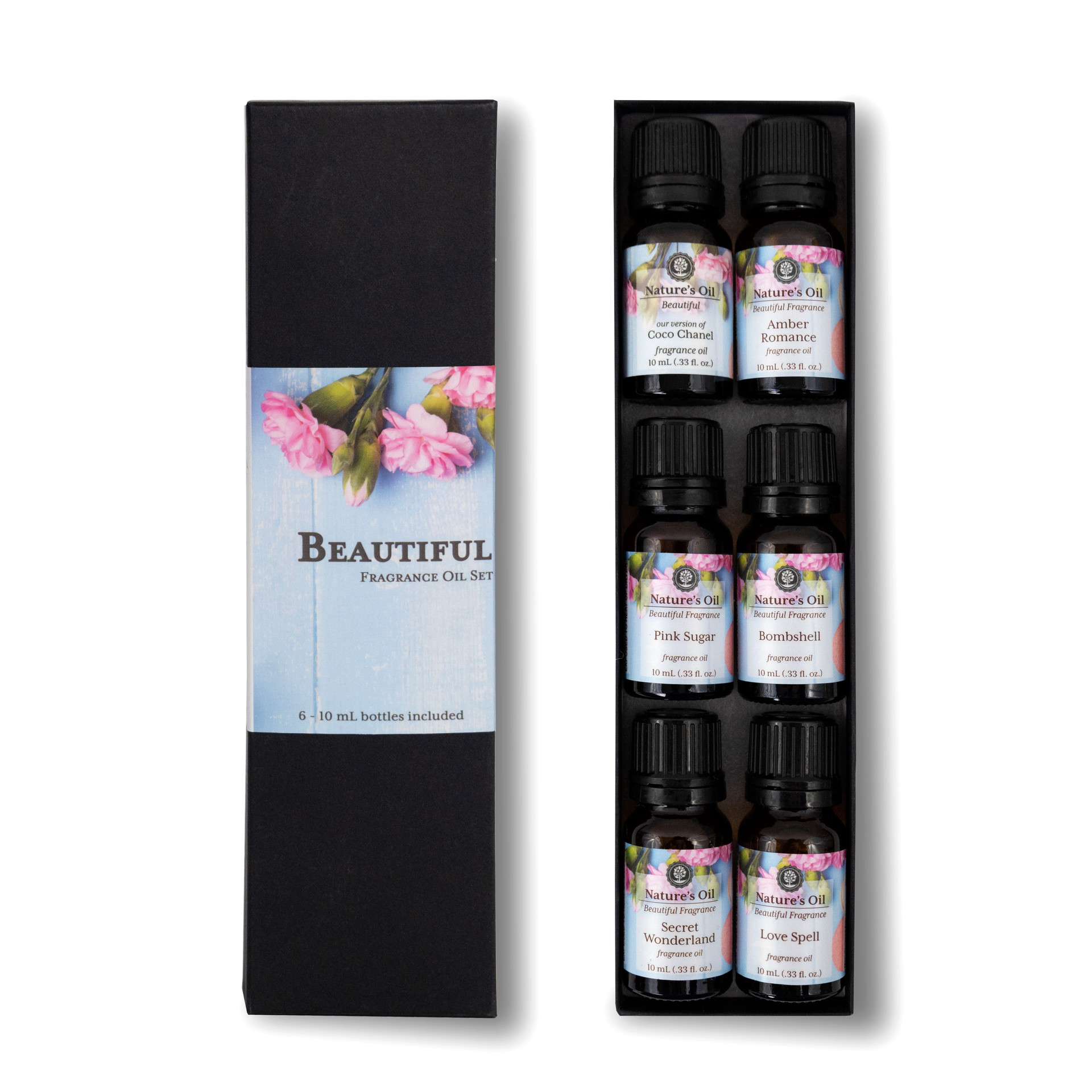 Beautiful Fragrance Oil Collection Set for Women | Nature's Oil