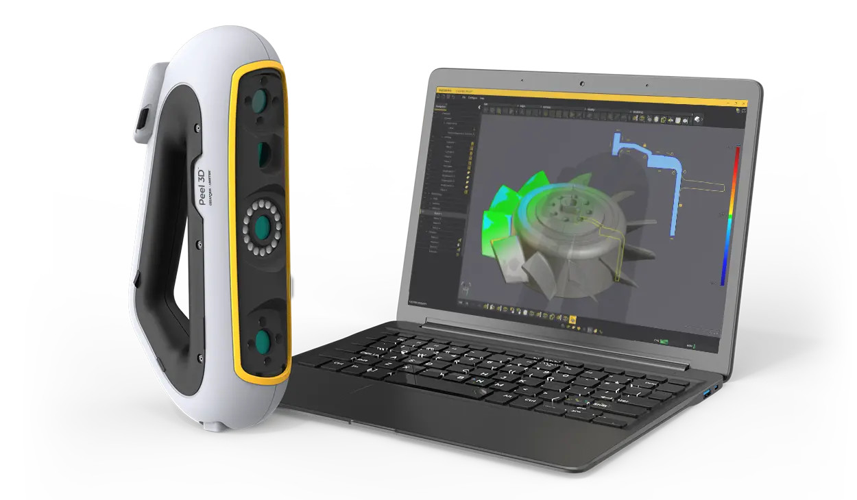 Peel 3 Pro.CAD reverse engineering 3D scanner | peel 3d