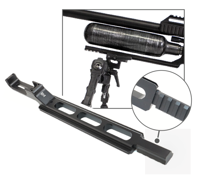 Saber Tactical Extended Arca Swiss Rail - Stephen and Son Gunmakers Ltd