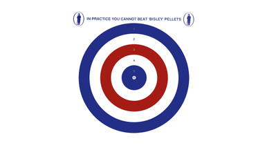 Bisley 14cm Coloured Target, Single Target, 100pc - Stephen and Son ...