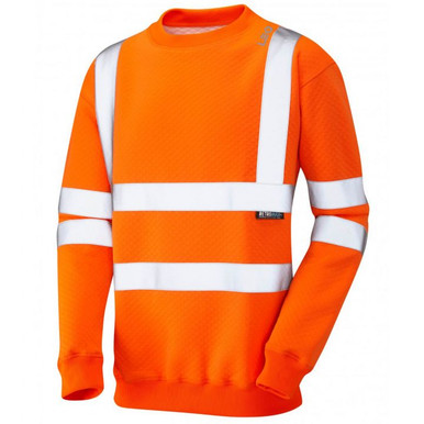 LEO Winkleigh Iso 20471 Class 3 Crew Neck Sweatshirt