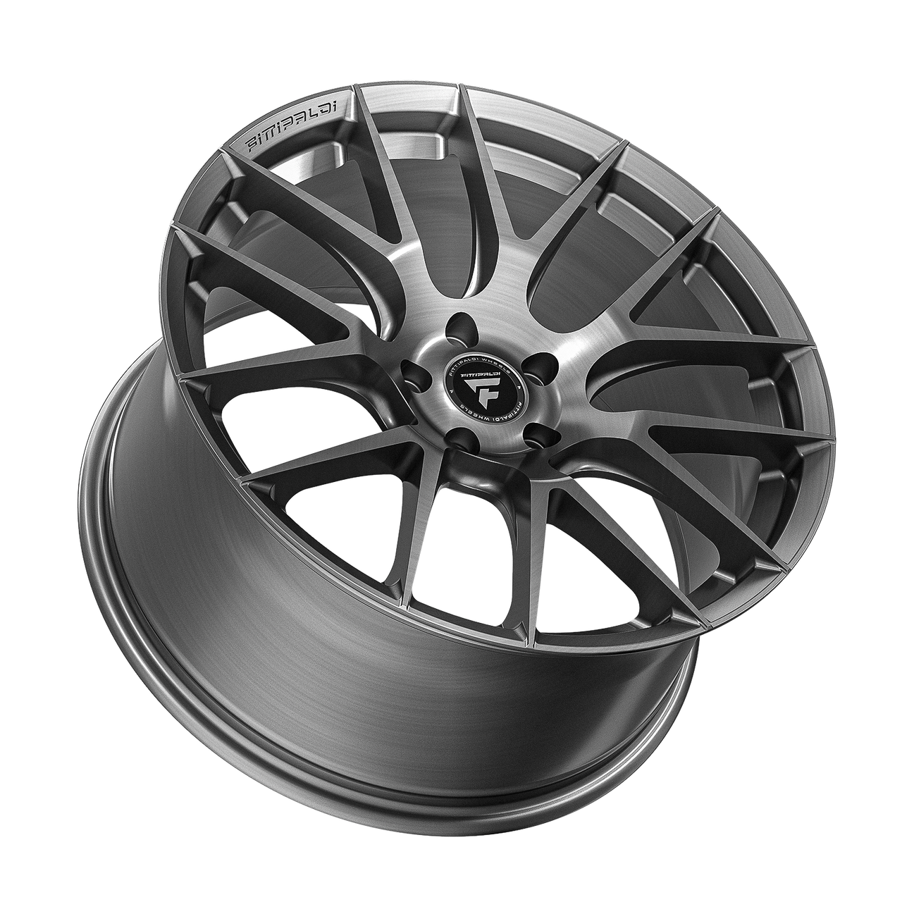 20" Fittipaldi 360BS 20x10 Brushed Silver 5x120 Wheel +37mm Rim - A2i Wheel and Tire