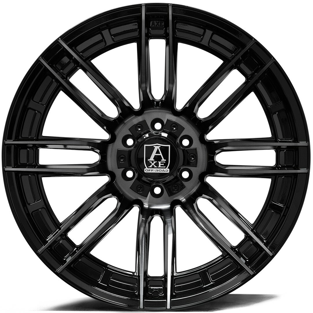 22" Axe Wheels Thanos Black Tinted 22x12 Wheel 8x180 -44mm For Chevy ...