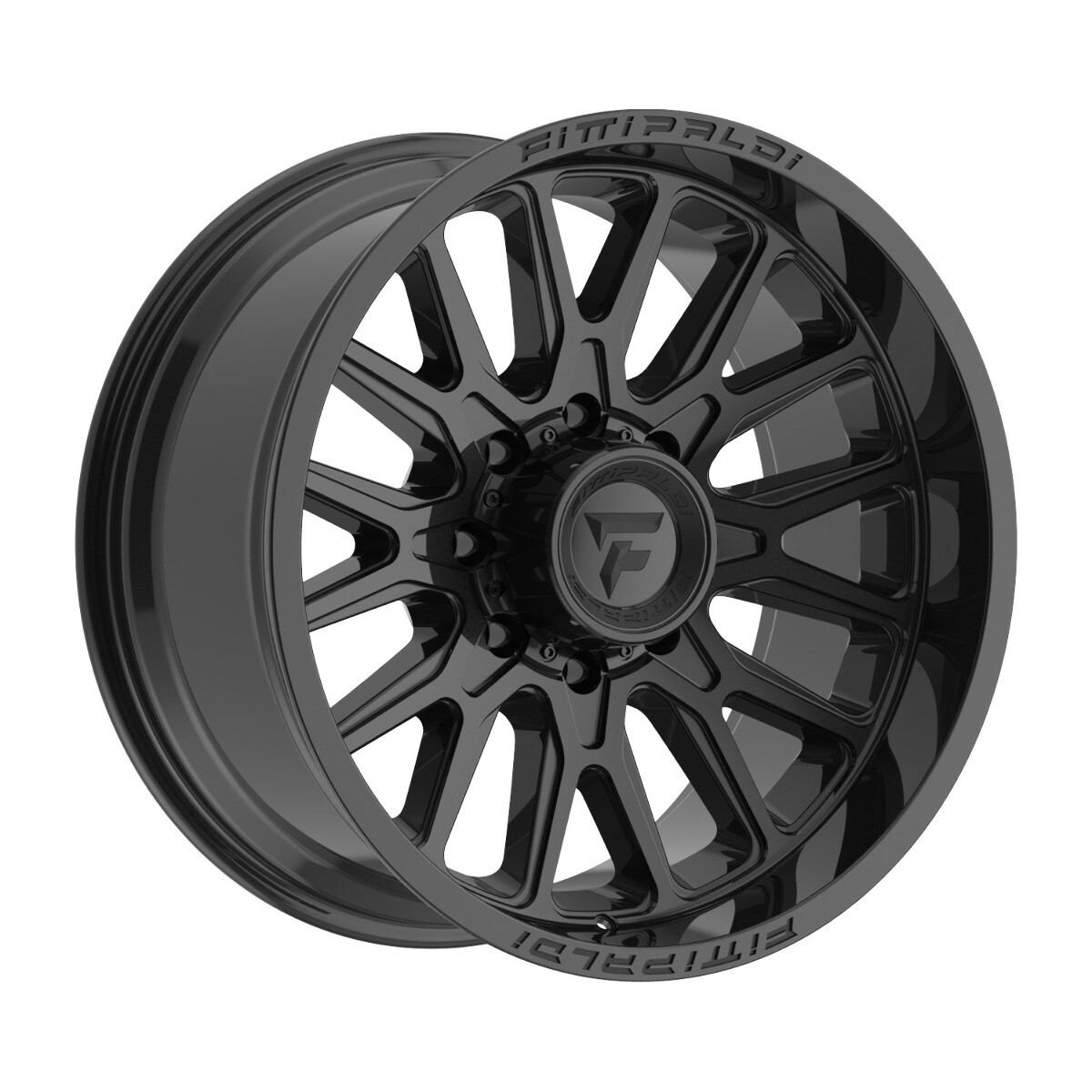 20" Fittipaldi Wheel FA18B 20x12 Gloss Black 8x170 -44mm For Ford F250 ...
