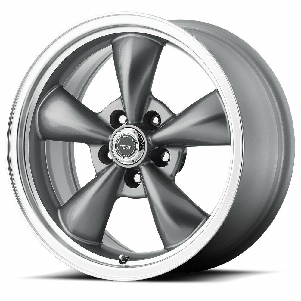 16" American Racing AR105 Torq Thrust M 16x7 Anthracite Machined 5x110 ...