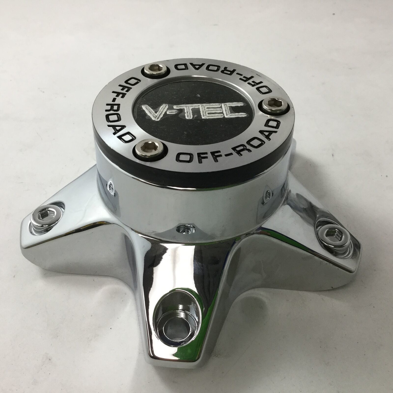 Vision V-Tec Wheel Center Hub Cap Chrome C394-65-CAP 5.5" Small 5 Lug ...