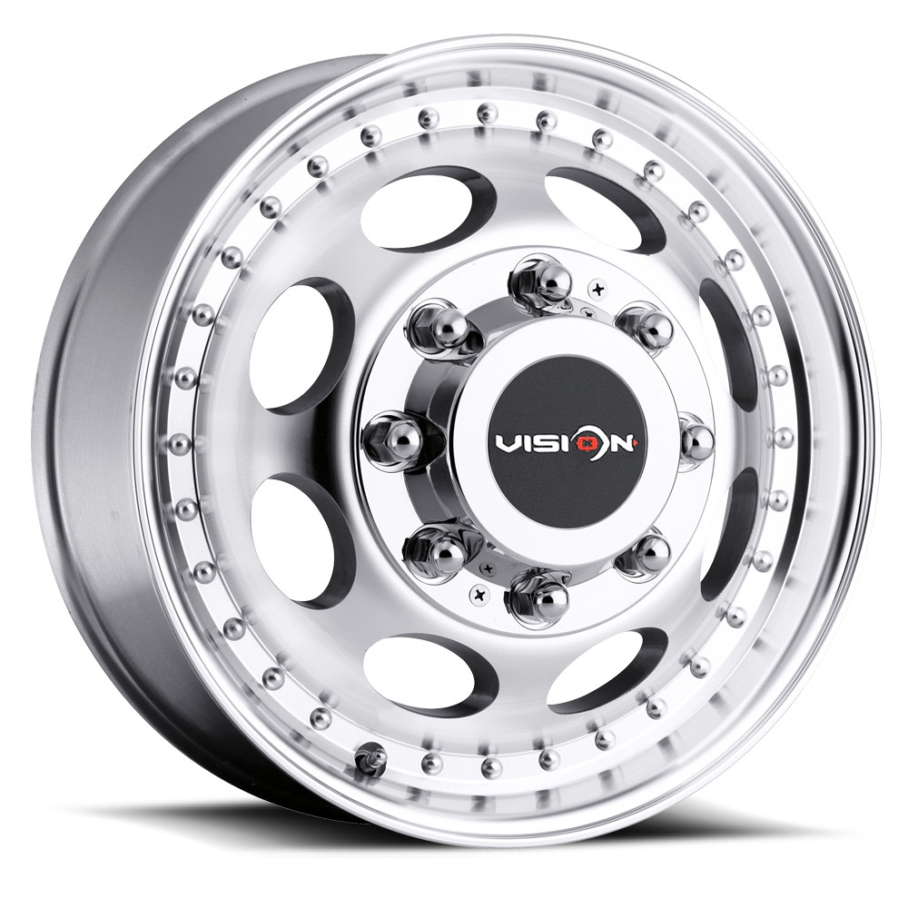 16" Vision HD 181Z Van Dually Hyper Silver Wheel 16x5.5 6x205 Front Rim ...