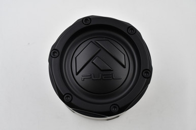Fuel Wheels Matte Black w/ Matte Black Logo Wheel Center Cap Hub Cap ...
