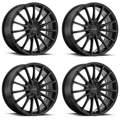 Set 4 Petrol P3A 17x8 5x120 Matte Black Wheels 17" 35mm Rims - A2i ...