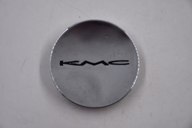KMC Wheels Chrome w/ Black Logo Wheel Center Cap Hub Cap 1000127 2.4375 ...