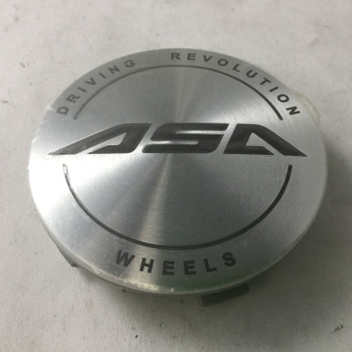 ASA Silver GT8 GT9 GT10 75mm Wheel Center Cap ASA-1-CAP GTCAPL GT8910 ...