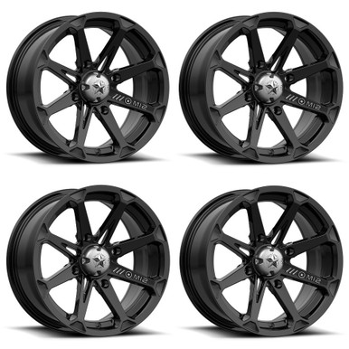 20" MSA Offroad Wheels M12 Diesel Utv Gloss Black 20x7 Wheels | Free
