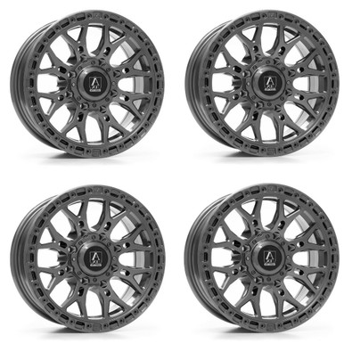 Axe ATLAS UTV Wheels 15.0x7 4x137 4x156 Grey A2i Wheel and Tire