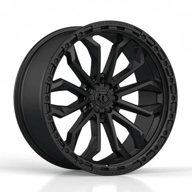 17" TIS 556SB Satin Black 17x9 5x5 -13mm Lifted For Jeep Wrangler ...