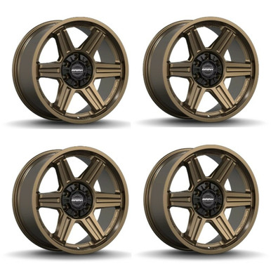 Set 4 20" Brink Wheels B102 Fang Bronze 20x9 Flow Formed 6x5.5 6x135 ...