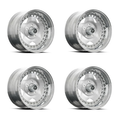 Set 4 15" Center Line Convo Pro 2.0 Polished 15x10 Wheels 5x4.75 -55mm ...