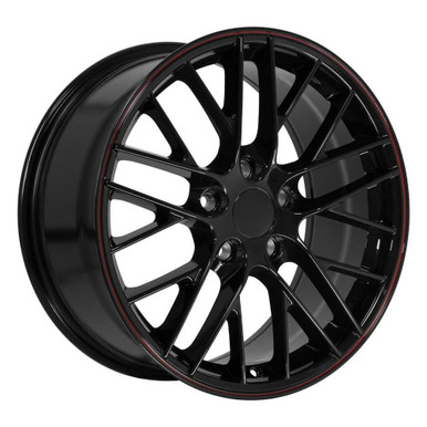 19" OE Wheels CV08B Gloss Black 19x10 Wheel 5x4.75 Rim 79mm For Chevy ...