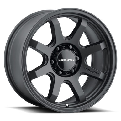 17" Vision 351 Flow Satin Black 17x8.5 Wheels | Free Shipping