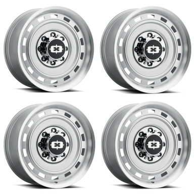 Set 4 20" Vision American Muscle 54 Cheyenne Silver Machined 20x9 ...