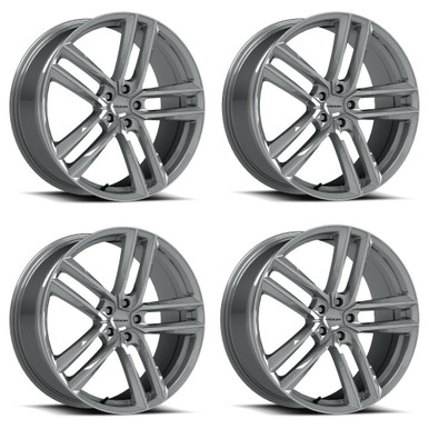 19" Vision 475 Clutch Hyper Silver 19x8.5 Wheels | Free Shipping