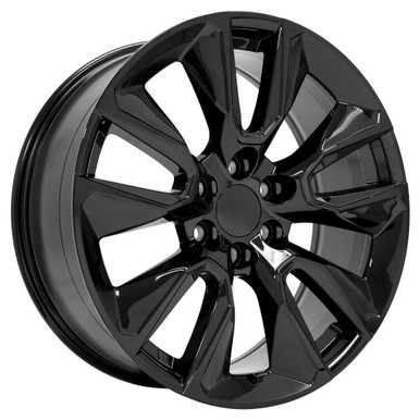 22" OE Wheels CV32 Gloss Black 22x9 Wheel 6x5.5 28mm Replica Rim - A2i ...