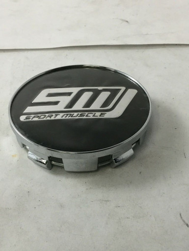 Sport Muscle Snap In Wheel Center Hub Cap Black BR4-2-CAP 2.75 ...
