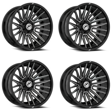 XF Off-Road XF-234 Wheels 20 Inch 5x5 (5x127) 5x5.5 (5x139.7) Gloss Bl