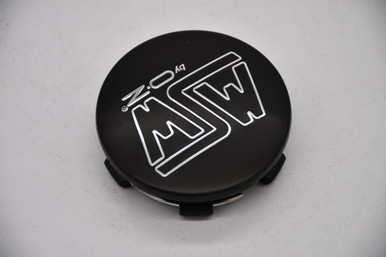 MSW/OZ Matte Black Wheel Center Cap Hub Cap E78 MM 2.5" - A2i Wheel and ...