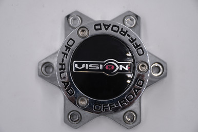 Vision Chrome Center Cap Hub Cap C394PL-6V 6" 6 Lug Vision Bolt On ...