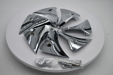 Grid Off-Road Chrome Wheel Center Cap Hub Cap 121CHINL Fits GD01 20x10 ...