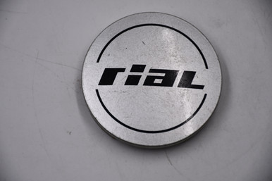 Rial Silver/ Black logo Wheel Center Cap Hub Cap (RIA)N32 2.5" Snap in ...