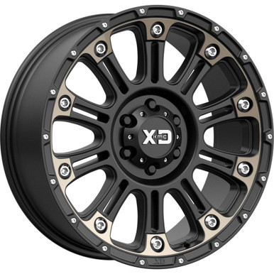 17x9.0 Satin Black Mach W/ Dark Tint XD Wheel XD82979063918 | A2i Wheel ...
