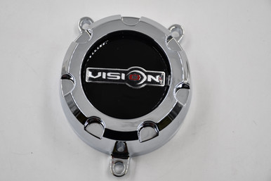 Vision Chrome 412 Rocker 5 Lug Wheel Center Cap Hub Cap C398-5V 5x5.5 ...