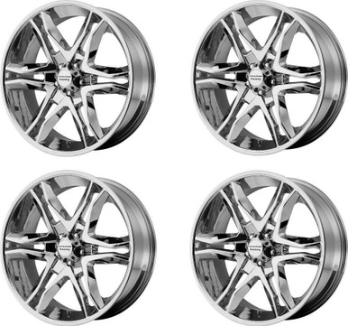 Set 4 American Racing AR893 Mainline 20x8.5 6x5.5 Chrome Wheels 20 ...